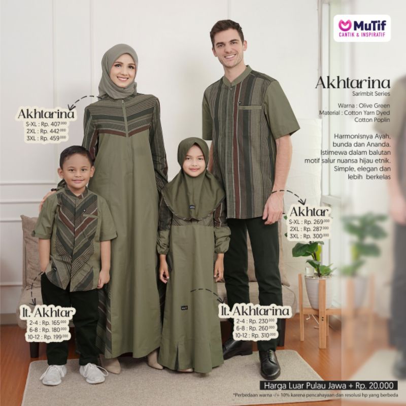Jual SARIMBIT SERIES MUTIF AKHTARINA//OLIVE GREEN | Shopee Indonesia