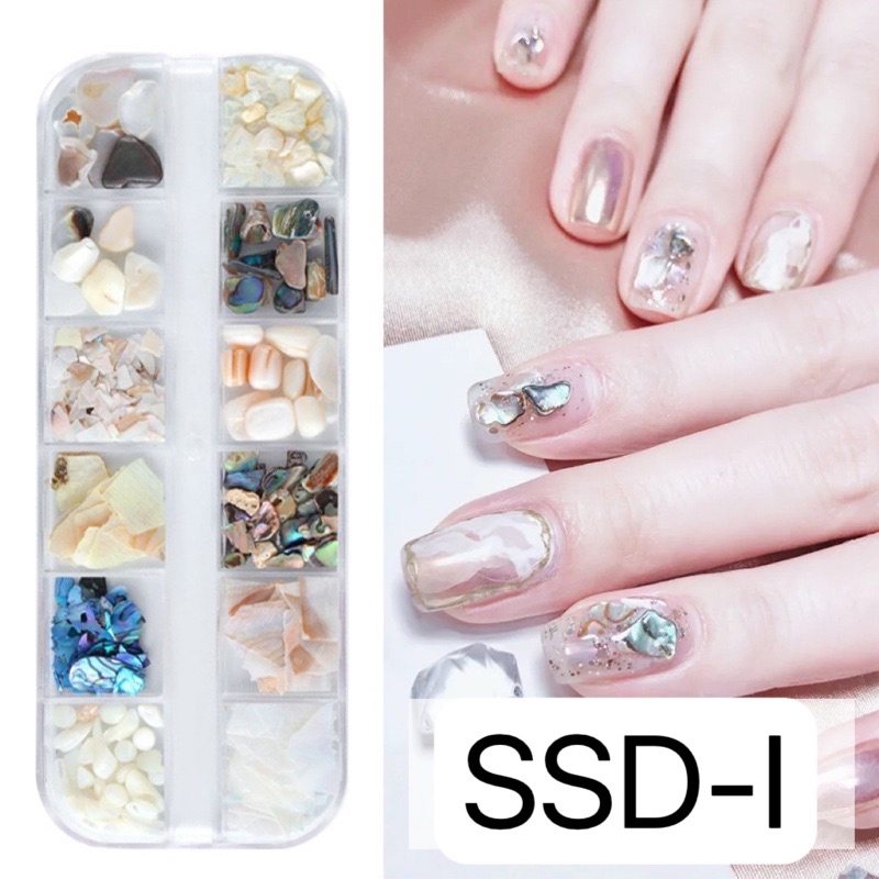Jual Sea Shell Dust / Pecahan Kerang Aksesoris Nail Art/ Sea Shell ...