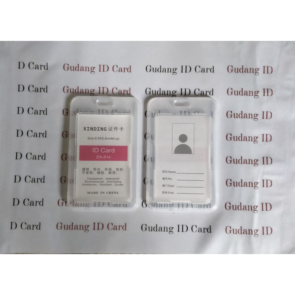 Jual Casing ID Card Bening Tutup Potrait | Shopee Indonesia
