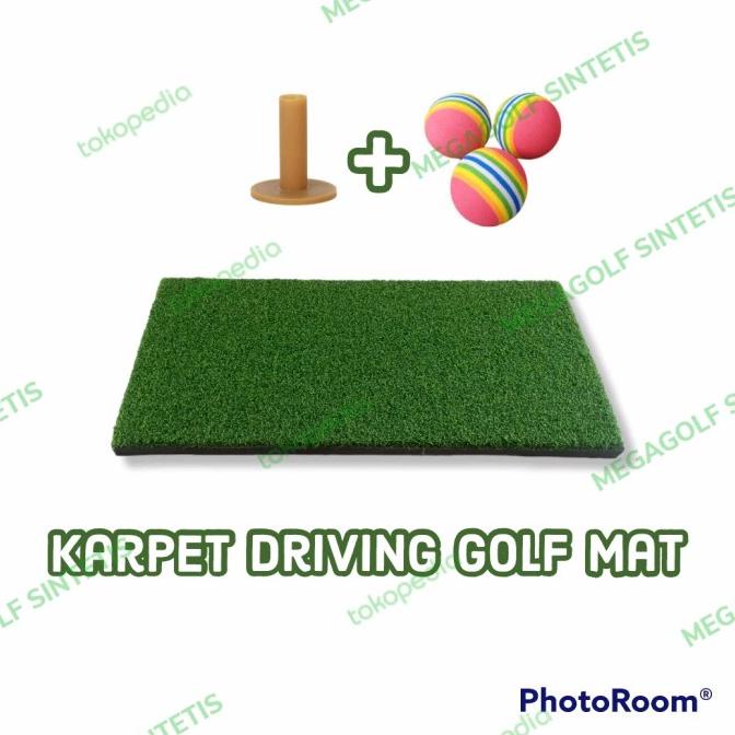 Jual Matras Mat Driving Bola Golf Alas Swing Hitting Bola Golf - 60 x ...