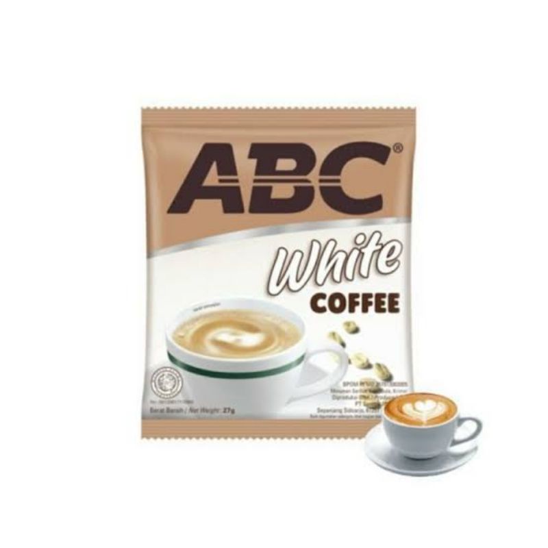 Jual ABC WHITE COFFEE KOPI WHITE KOFFIE ABC LUWAK WHITE KOPI 1 RENTENG ...