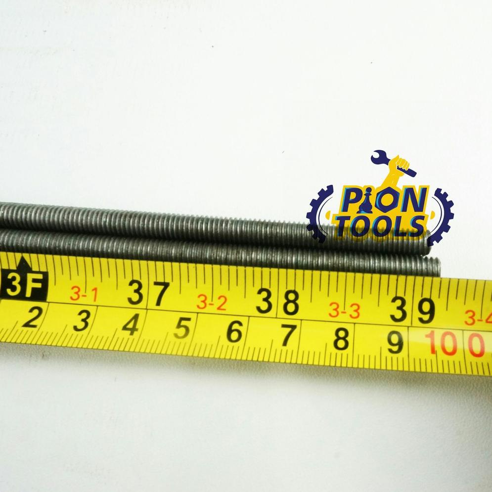Jual ず Studbolt Besi M5 p0.8 Panjang 1 Meter Long Drat Asdrat Besi As ...