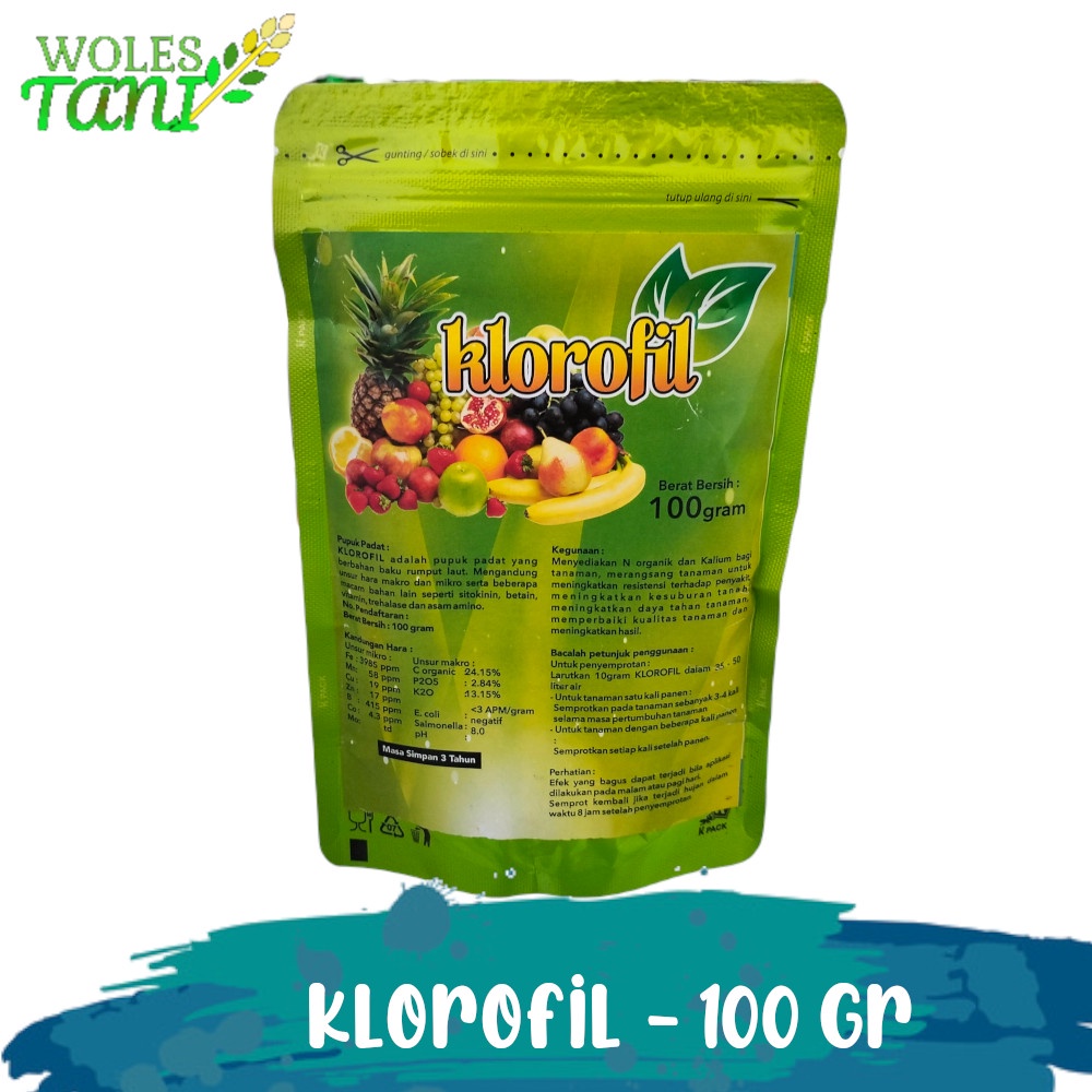 Jual Klorofil 100 Gram Pupuk Ekstak Rumput Laut Seaweed | Shopee Indonesia