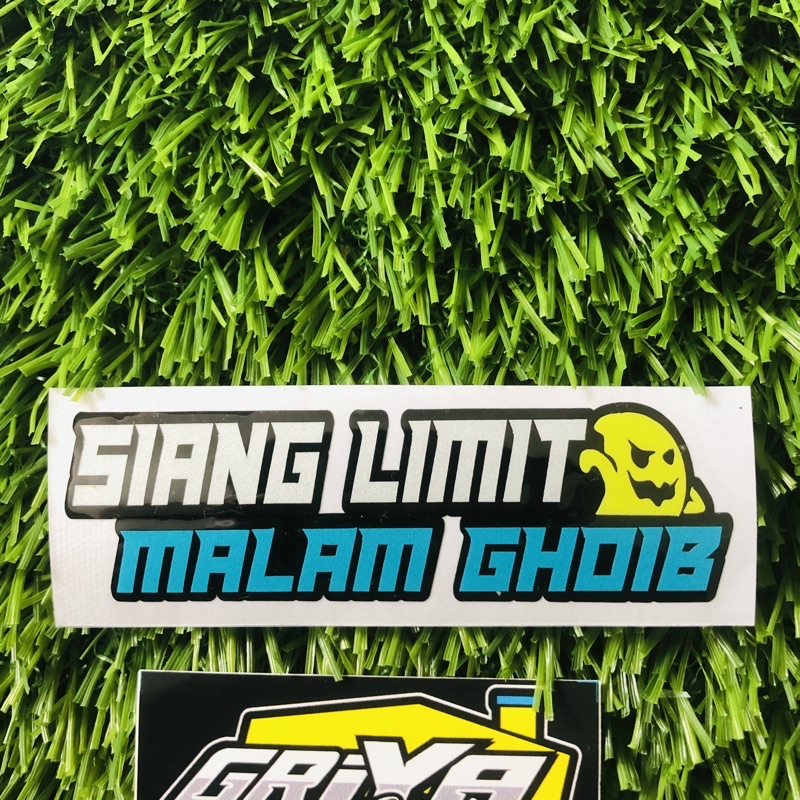 Jual Stiker SIANG LIMIT MALAM GHOIB sticker cutting pasukan ghoib ...