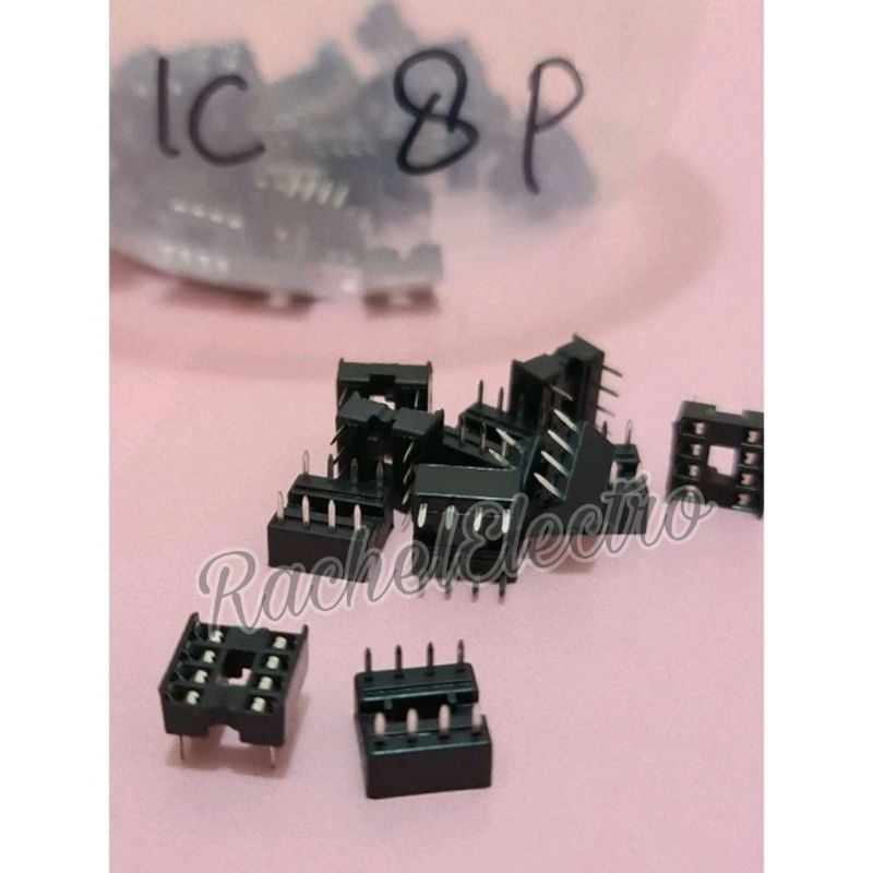 Jual HARGA SATUAN Socket IC 8P Soket 2x4 Soket IC 8 Pin Soket 8Pin Soket 8P | Shopee Indonesia
