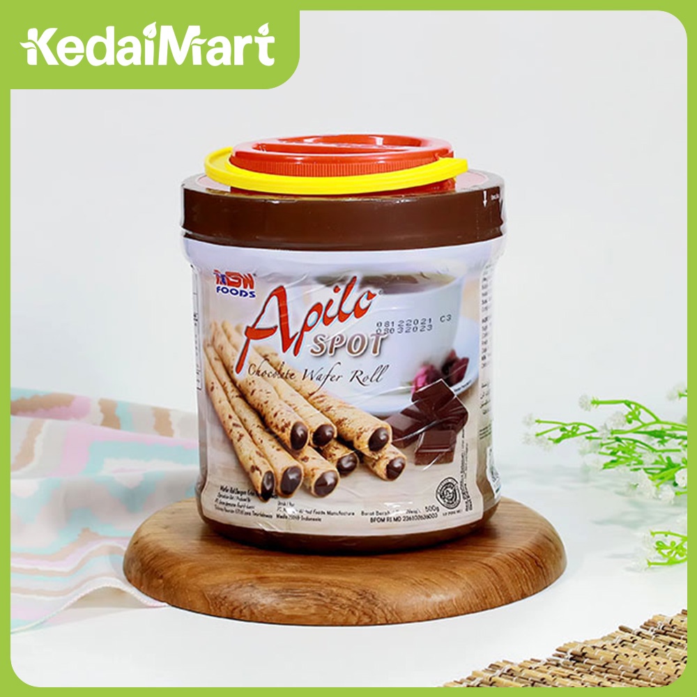 Jual Apilo Spot Wafer Stick Chocolate 500 Gram | Shopee Indonesia