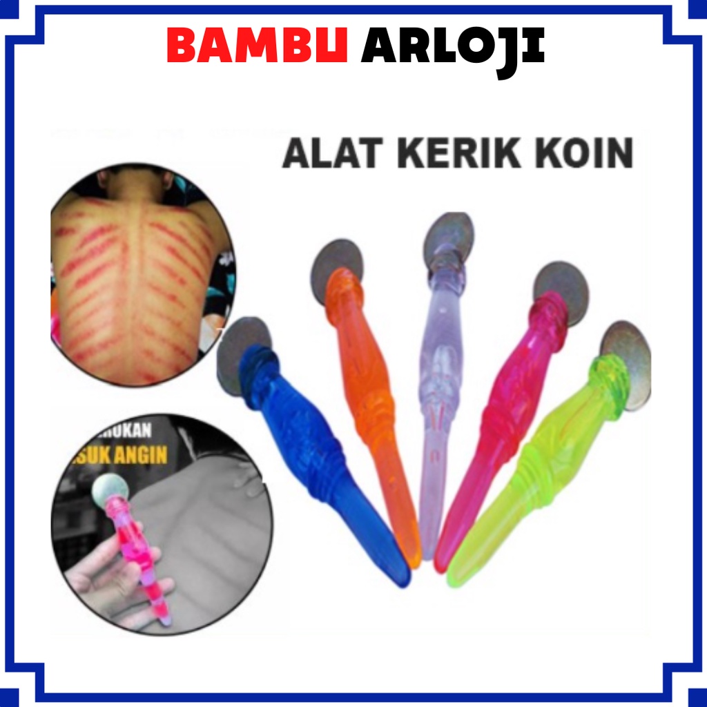 Jual BAJ Alat Kerikan Koin Totok 2in1 Kerokan Masuk Angin Kerik logam ...
