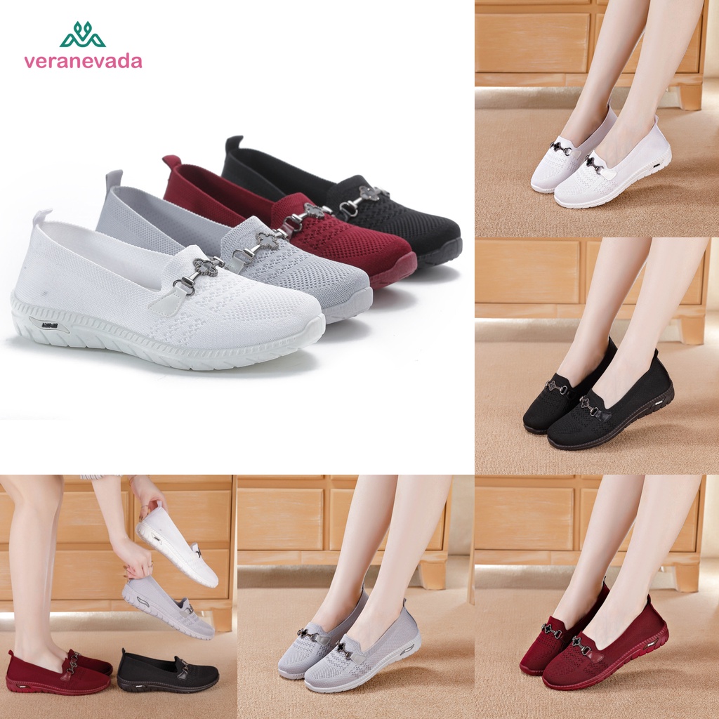Jual Vera Nevada Sepatu Flat Slip On Wanita Shoes A26 | Shopee Indonesia