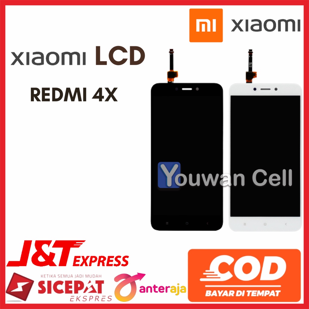 Jual LCD TOUCHSCREEN XIAOMI REDMI 4X - ORI FULLSET | Shopee Indonesia