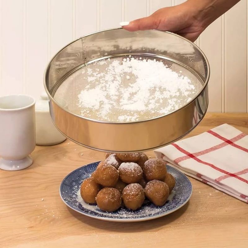 Jual Saringan Tepung Pengayak Tepung HALUS Stainless Steel Mesh 40 ...