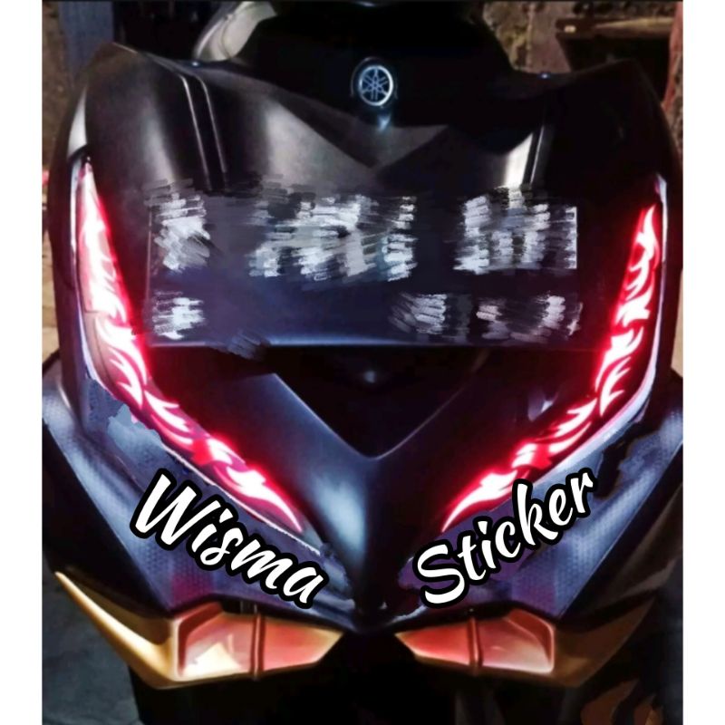 Jual Stiker Alis Aerox Batik Tribal / Stiker Alis Aerox New 155 ...