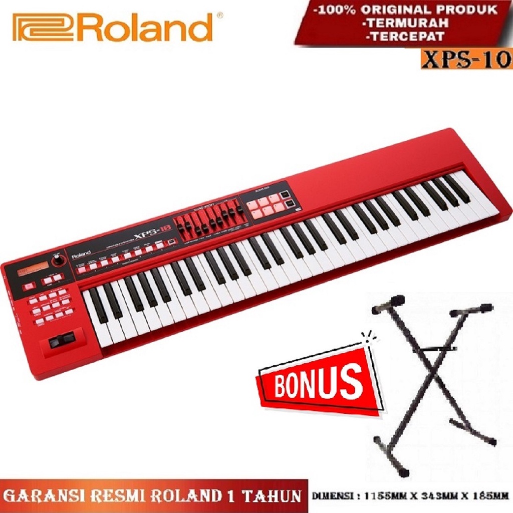 Jual Keyboard Piano Roland XPS 10 Red / Roland XPS 10 Rd / Synthesizer ...