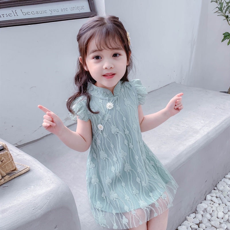 Jual baju cheongsam anak perempuan dress shanghai anak dress imlek ...