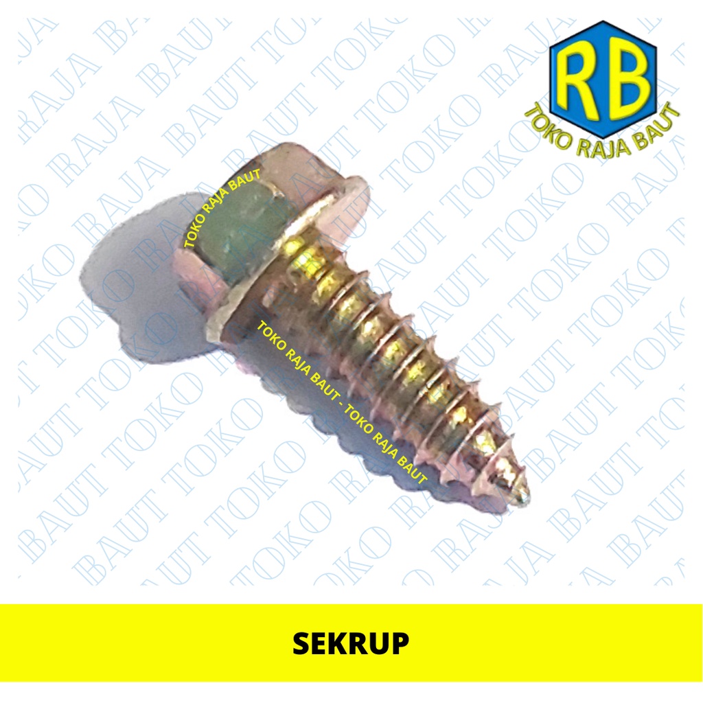 Jual SEKRUP KUNCI 10 PANJANG 20 MILI - SKRUP HEX - DWI FUNGSI - AC 14 x ...