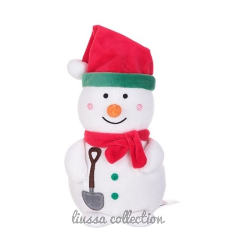 Jual Boneka Miniso - Christmas Snowman Plush | Shopee Indonesia