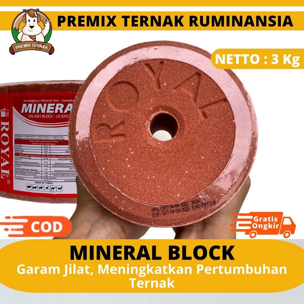 Jual MINERAL BLOK 3 KG - ROYAL MINERAL BLOCK 3 KG - MINERAL BLOK ...