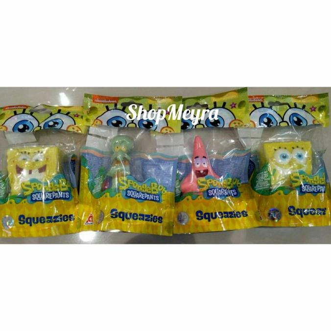 Jual Mainan Squishy : Nickledeon Spongebob Squarepants Squeazies ...