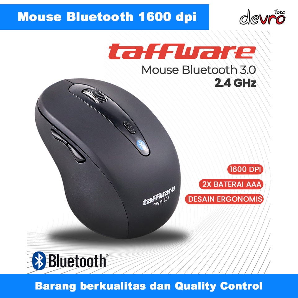 Jual Mouse Wireless Bluetooth - Mouse Bluetooth 3.0 2.4 GHz 1600 DPI ...