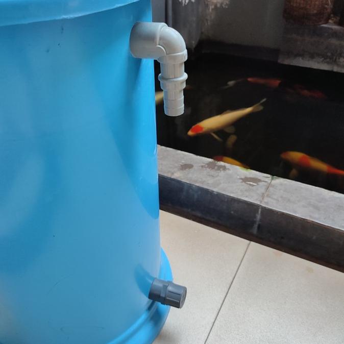 Jual Tabung Tong Bak Filter Kolam Ikan Koi Size S 25X50Cm Bahan Fiber ...