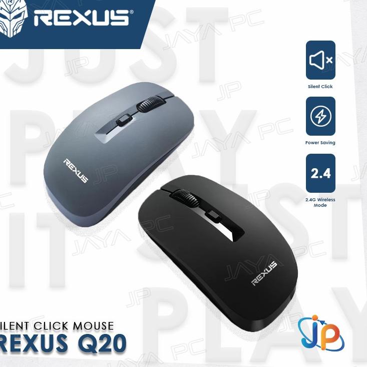 Jual Harga Termuraah Mouse Rexus Q20 Office Wireless - Silent Click ...