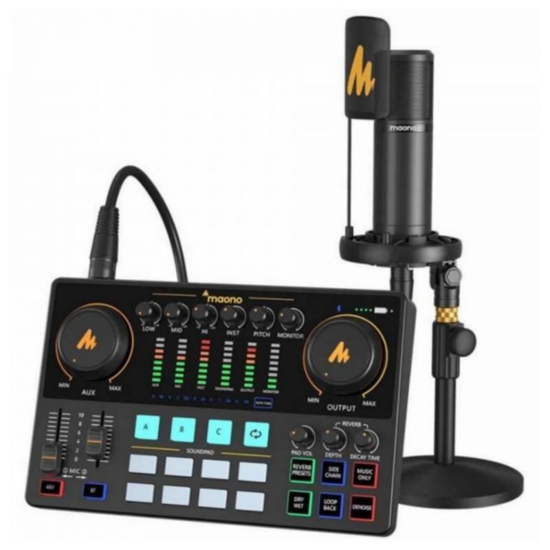 Jual Maono E2-A Maonocaster - Portable Podcast Production Studio Bundle ...