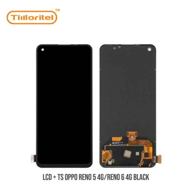 Jual LCD + TS RENO 5 4G/RENO 6 4G/REALME GT 5G BLACK | Shopee Indonesia