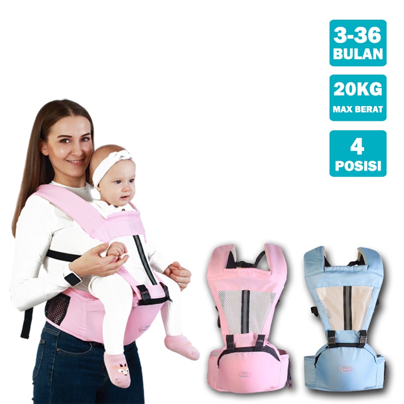 Jual Gendongan Bayi 4in1 / Baby Hipseat / Baby Carrier | Shopee Indonesia