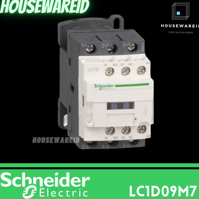 Jual Kontaktor Schneider LC1D09M7 220v Original, contactor contaktor LC1D09 Non COD | Shopee ...