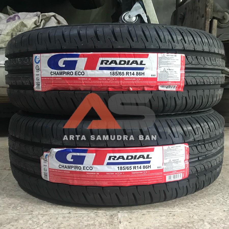 Jual Ban GT Radial Gajah Tunggal Champiro Eco 185 / 65 R 14 R14 | Shopee Indonesia