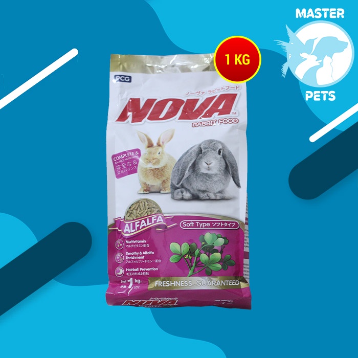 Jual Makanan kelinci Nova rabbit food pakan pelet marmut murah 1 kg ...