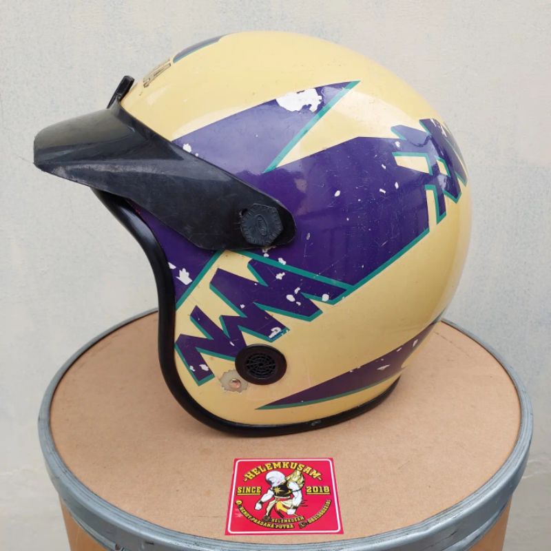 Jual HELM LAWAS, JADUL, KLASIK YAMAHA RX KING F1ZR ALFA ORIGINAL ...