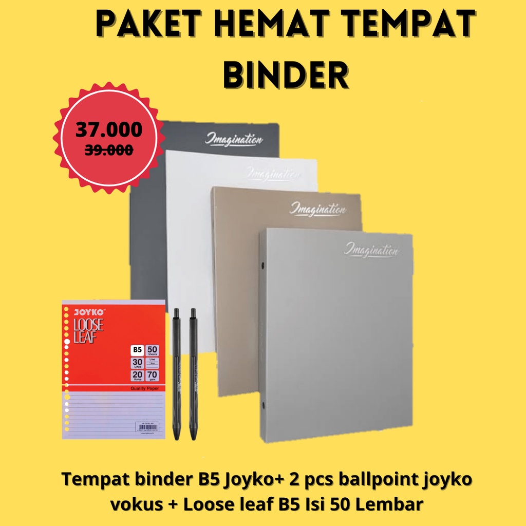 Jual TEMPAT BINDER JOYKO A5 TEMPAT BINDER JOYKO B5 / PAKET HEMAT TEMPAT ...