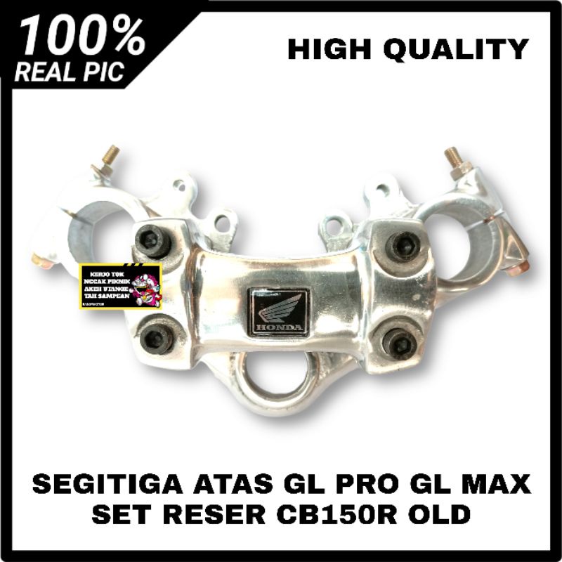 Jual SEGITIGA ATAS DUDUKAN STANG STIR HONDA GL PRO GL MAX POLES SET ...