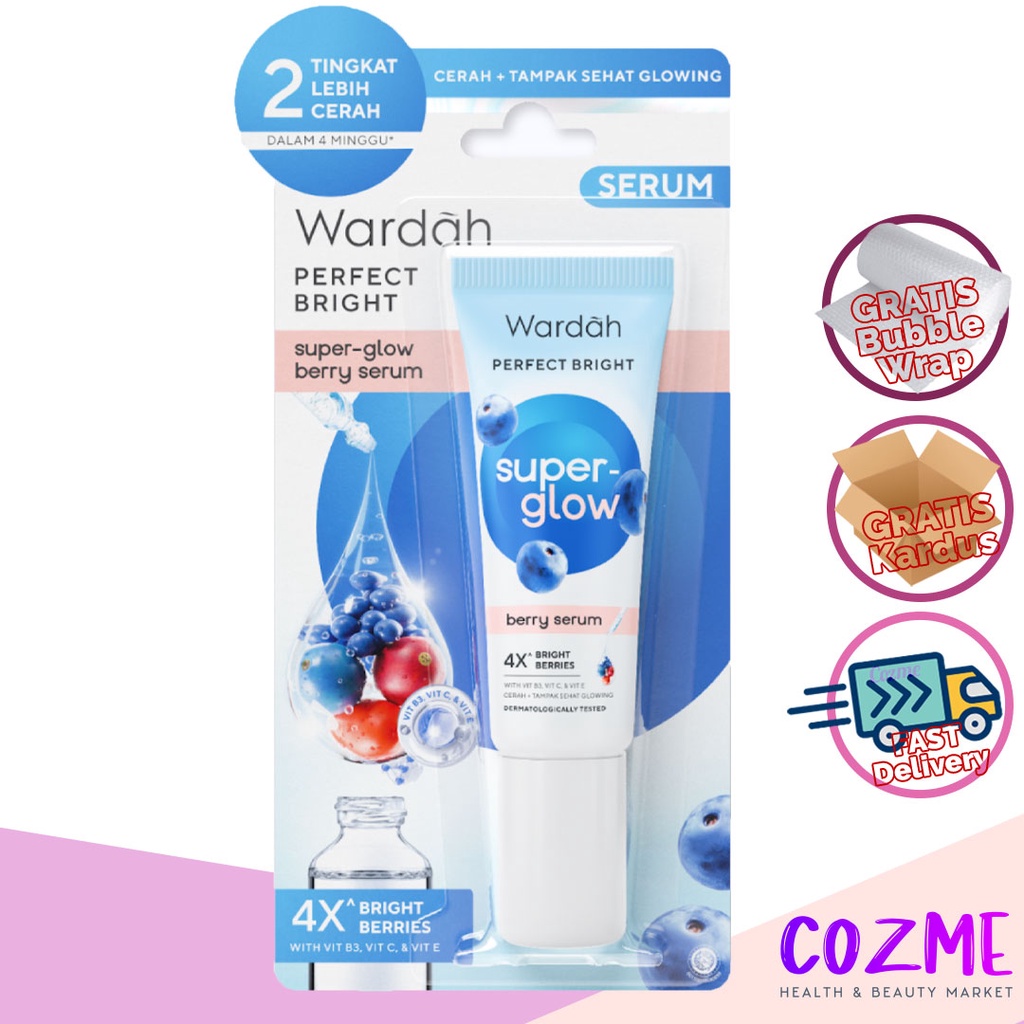 Jual WARDAH Perfect Bright Super Glow Berry Serum 8mL | Shopee Indonesia