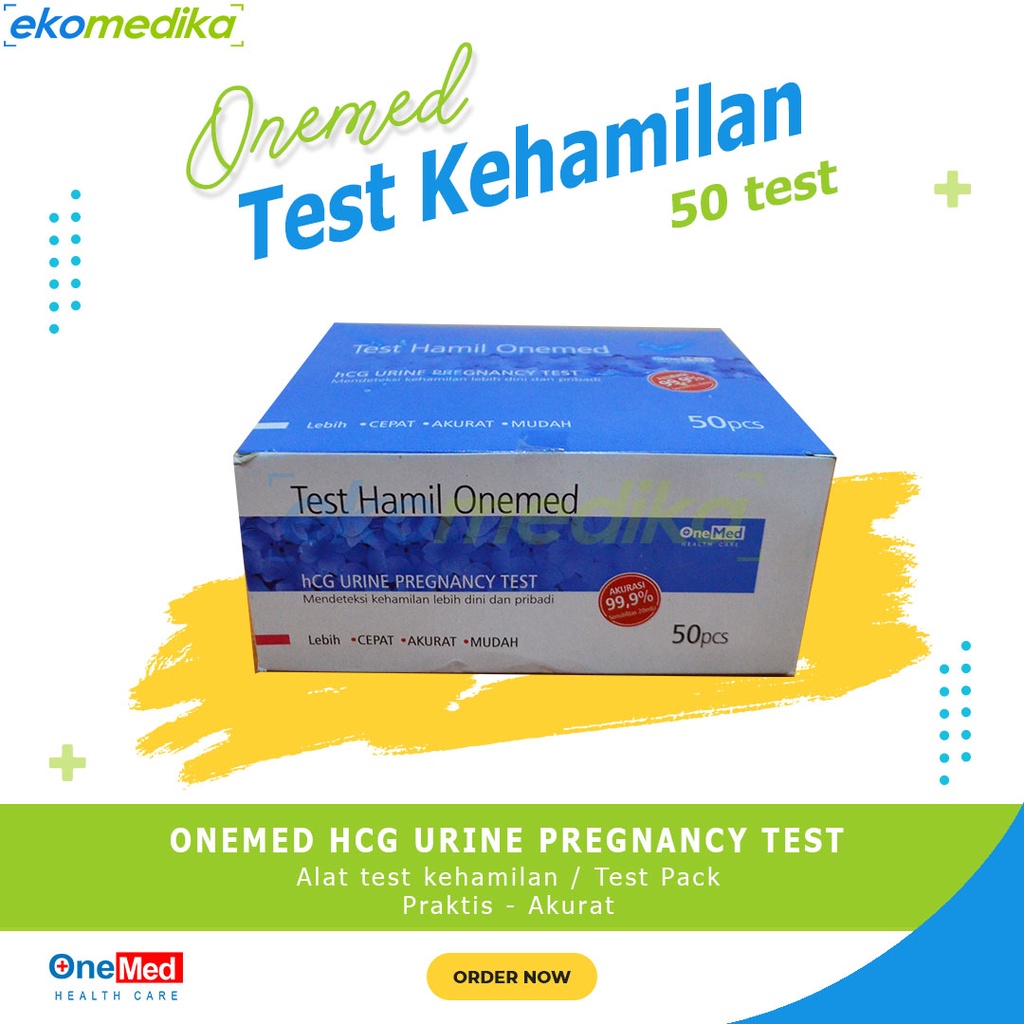 Jual TEST HAMIL ONEMED / TESPEK ONEMED / TES Kehamilan / TestPack ...