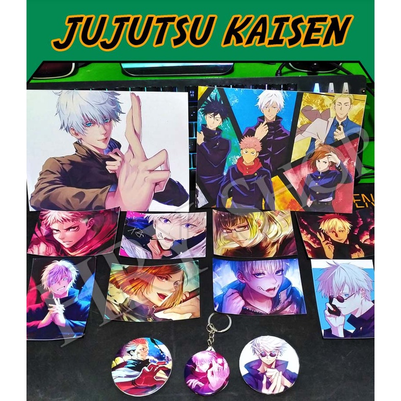 Jual JUJUTSU KAISEN Merchandise Paket Koleksi Anime (GET ALL) | Shopee ...