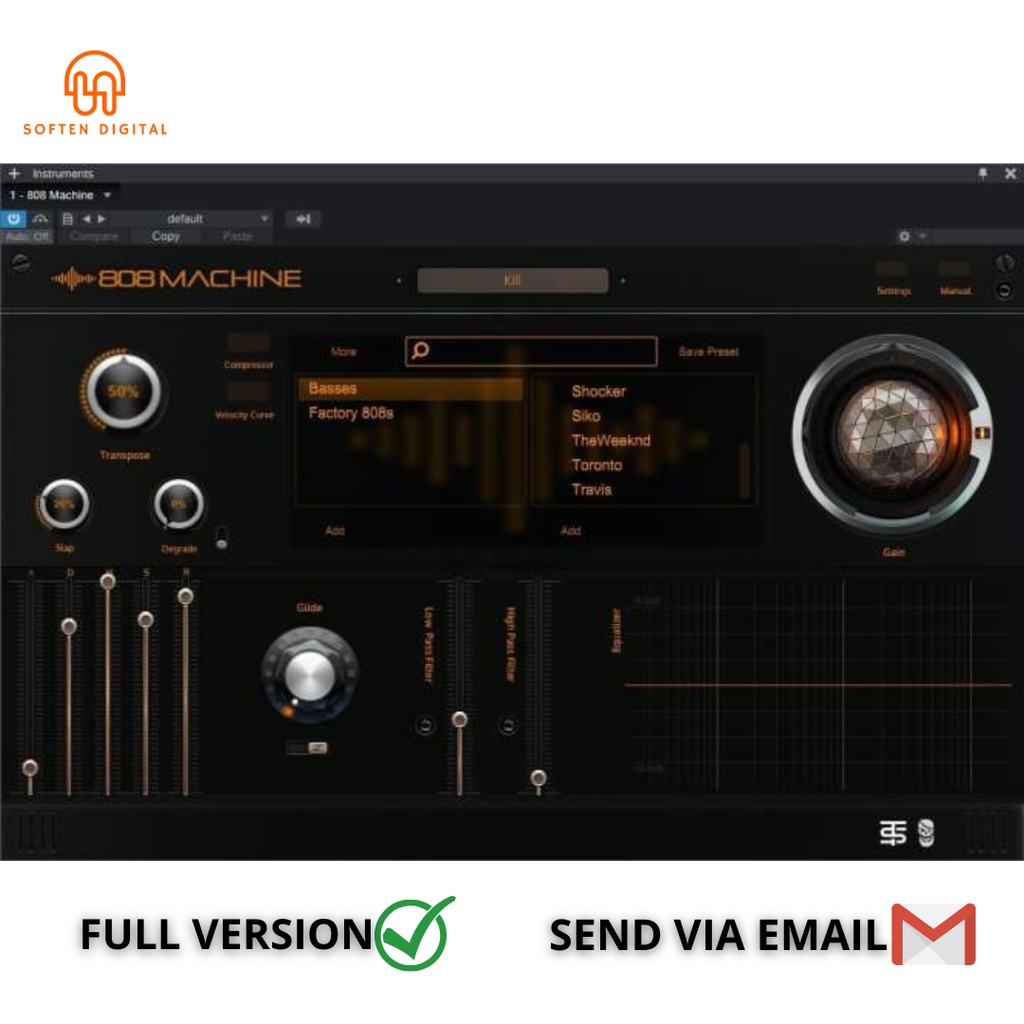 Jual Studio Trap & Pyrit Music – 808 MACHINE VST Plugin The most ...