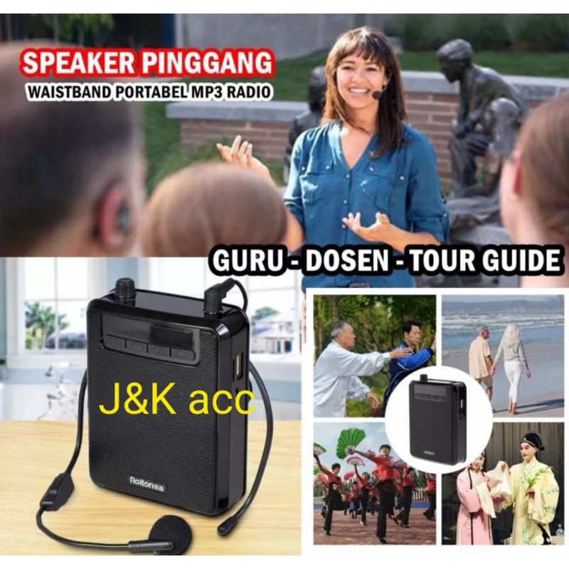 Jual speaker pinggang tour guide travel tour leader guru coach pelatih ...