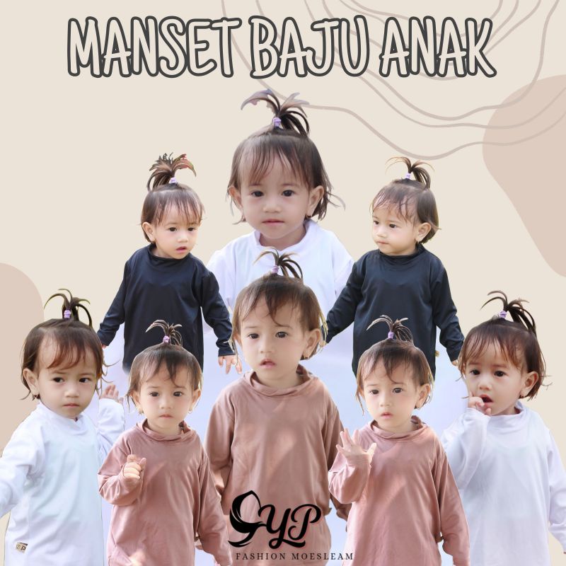 Jual [COD] MANSET ANAK / MANSET BAYI / USIA 1-4 TH PEREMPUAN LENGAN ...