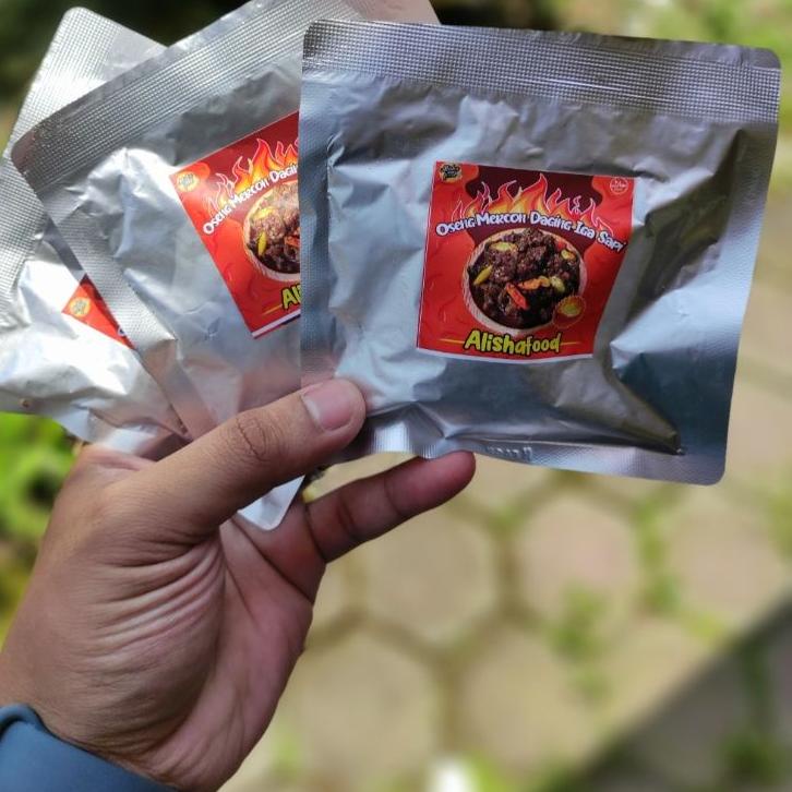 Jual SAMBAL / OSENG MERCON DAGING IGA SAPI Xtra HoT (Kemasan Sachet ...