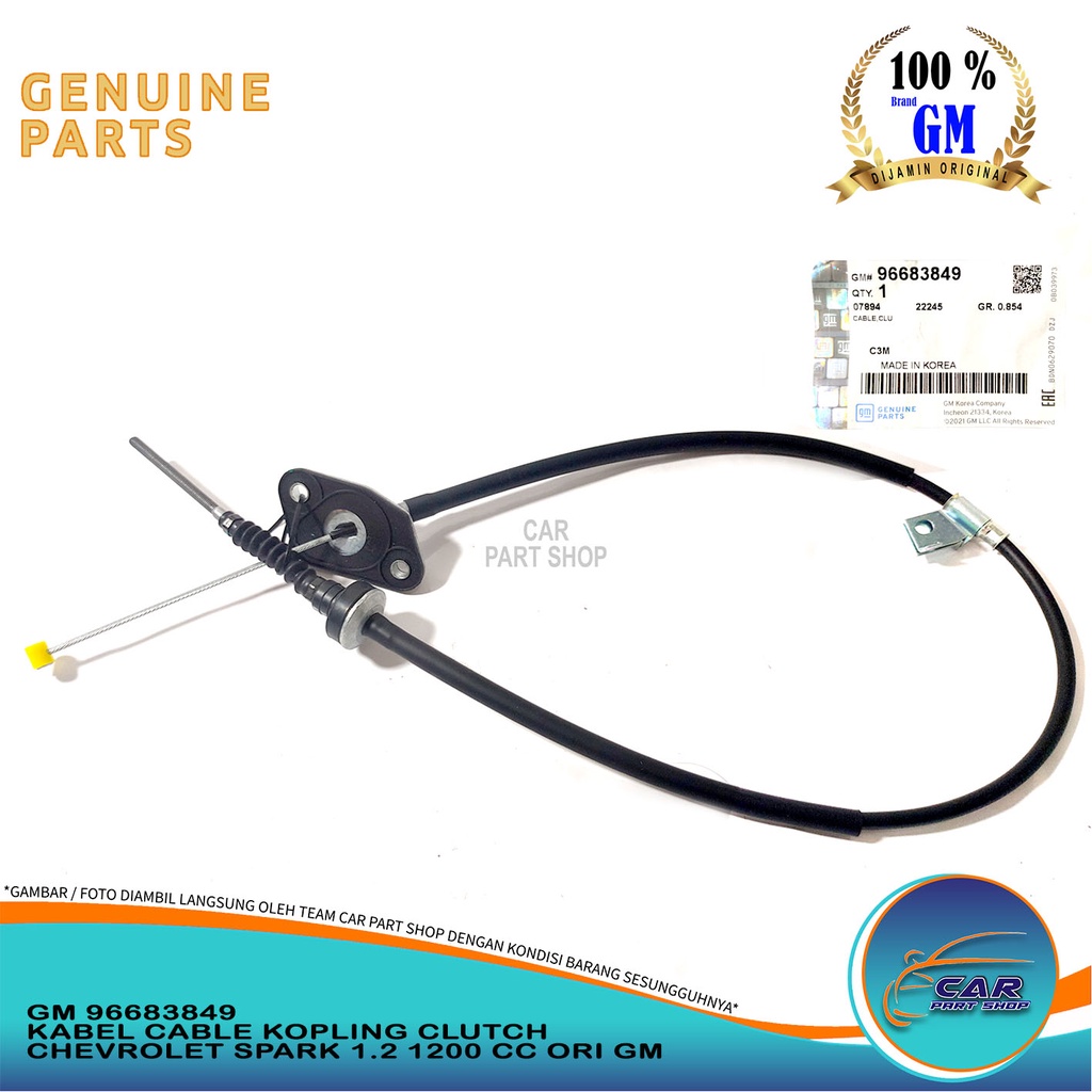 Jual KABEL CABLE KOPLING CLUTCH CHEVROLET SPARK 1.2 1200 CC ORI GM ...