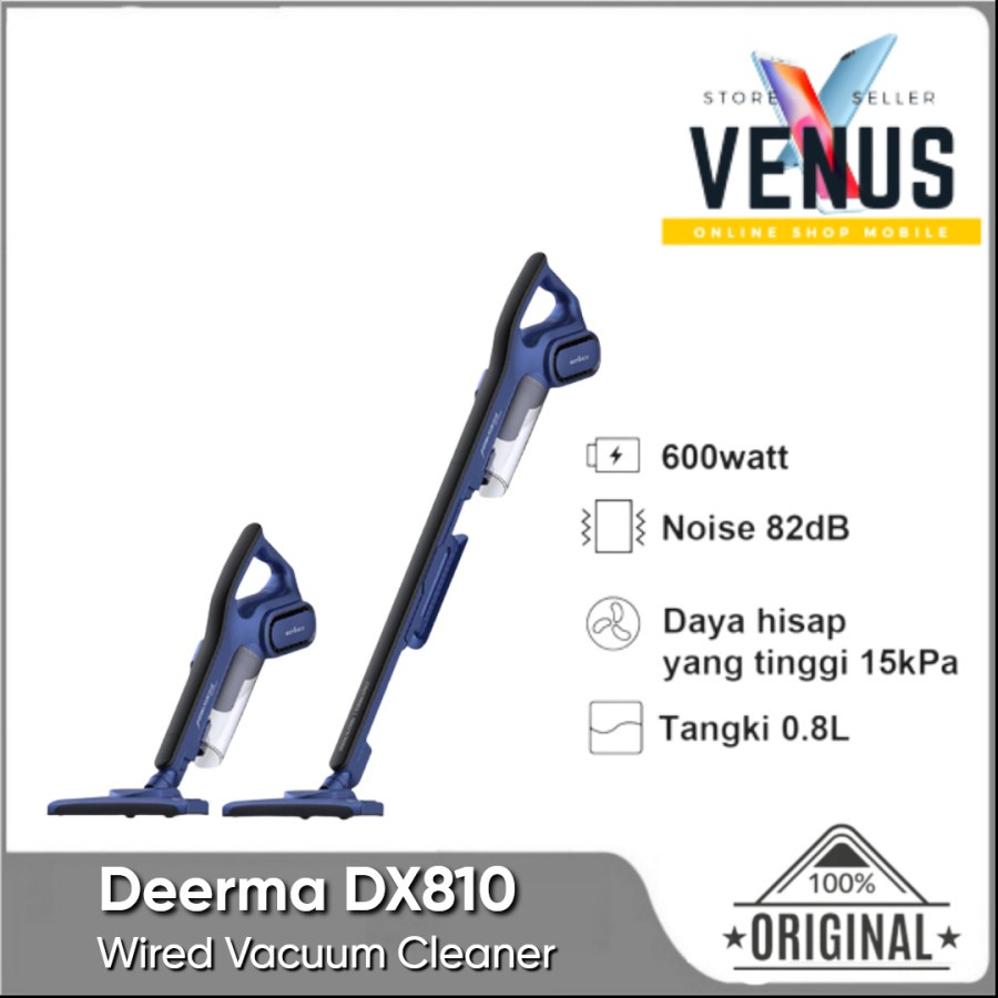 Jual Deerma DX810 2in1 Handheld Portable Vacuum Cleaner Penyedot Debu ...
