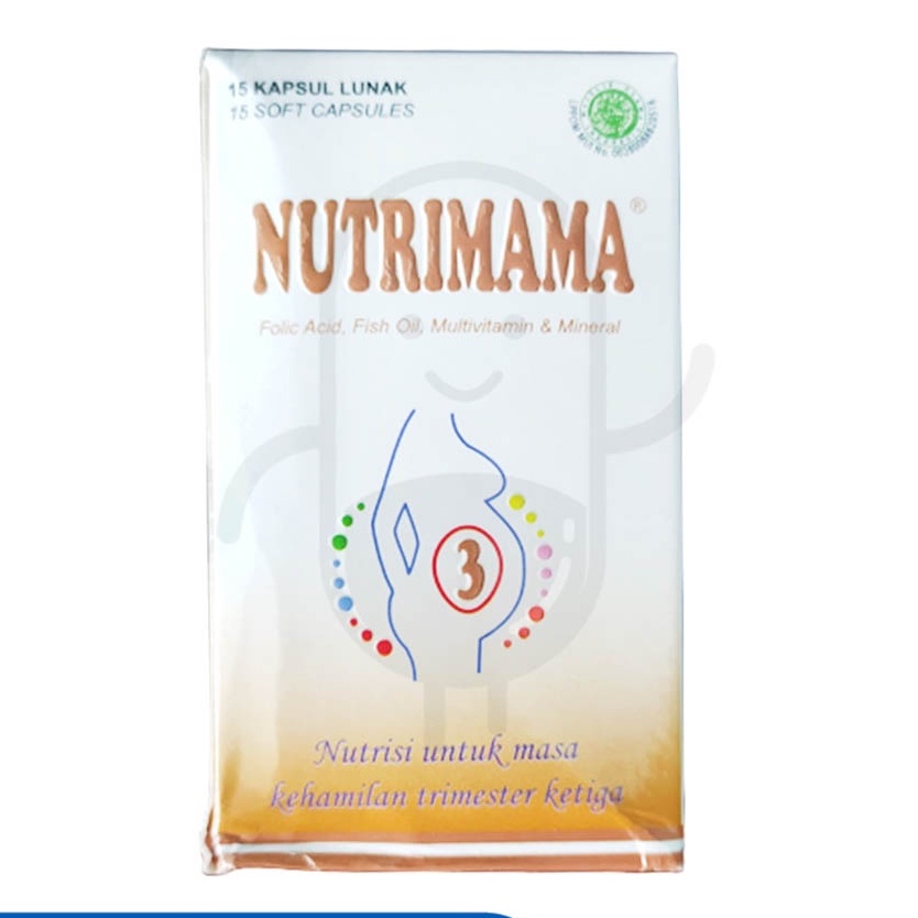 Jual NUTRIMAMA 3 BOTOL ISI 15 KAPSUL - Vitamin ibu hamil trimester 3 | Shopee Indonesia