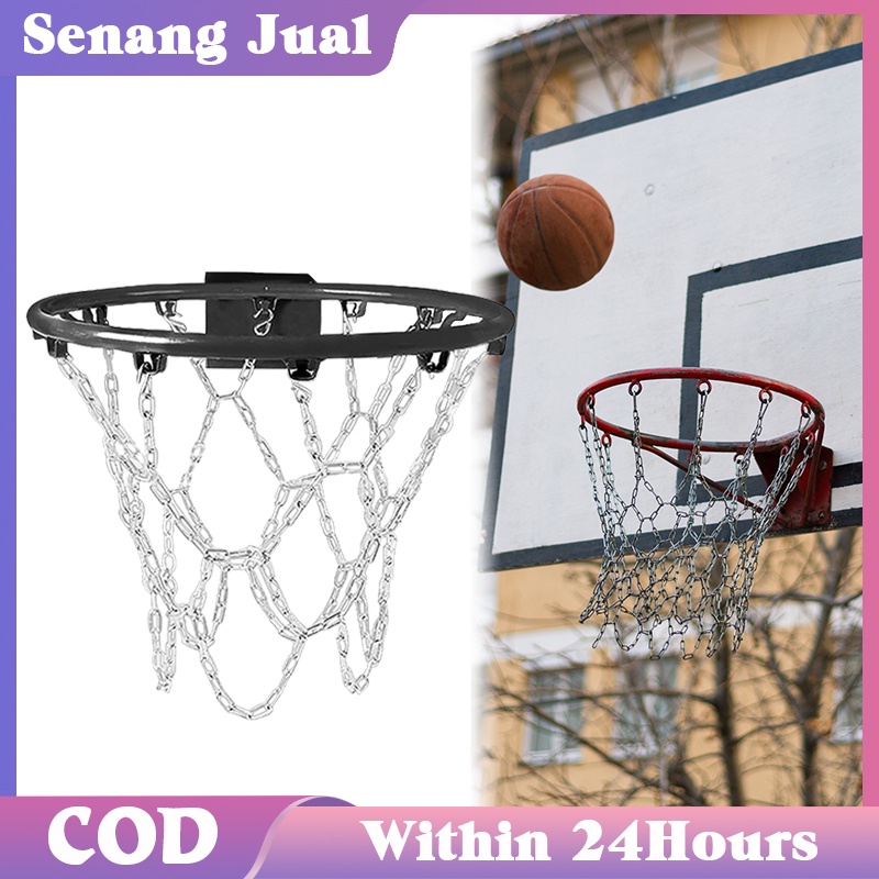 Jual 45CM Jaring Basket Besi / Profesional Jaring Ring Basket / Net ...