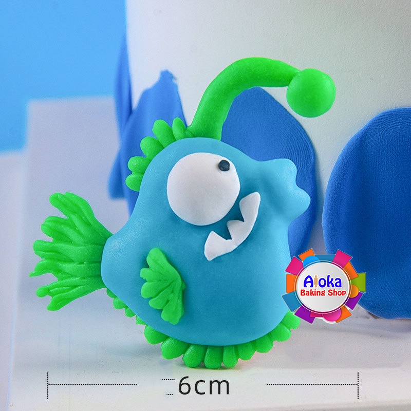Jual Topper Kue Mermaid Hewan Laut Clay / Dekorasi Ulang Tahun Mermaid ...
