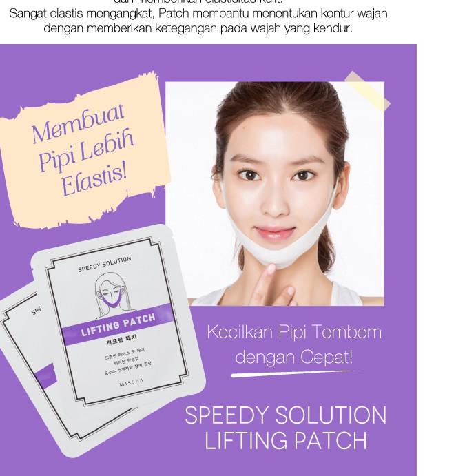 Jual Instan Missha Speedy Solution Lifting Patch / Face Up Patch (New ...