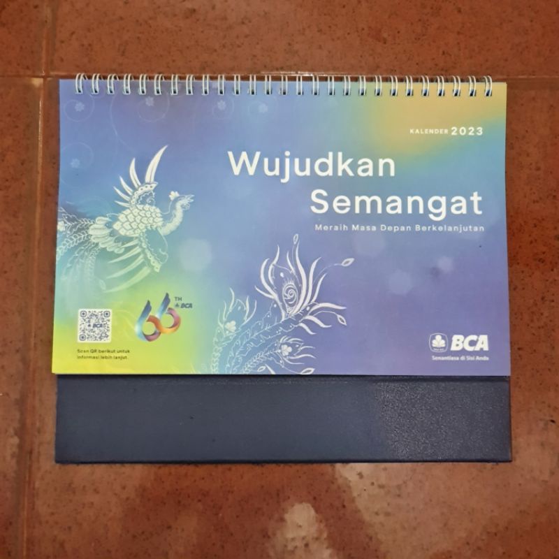 Jual Kalender Calender Kertas Meja Kantor Komputer Tahun 2023 Bank BCA ...
