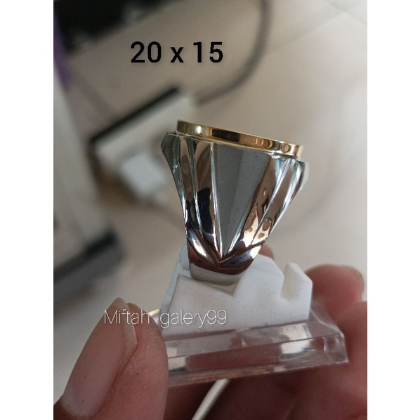 Jual Emban cincin monel handmade super 20x15 | Shopee Indonesia