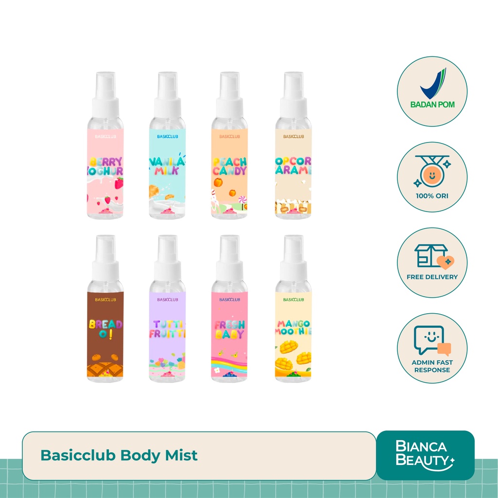 Jual Basicclub Body Mist 100 ml | Shopee Indonesia