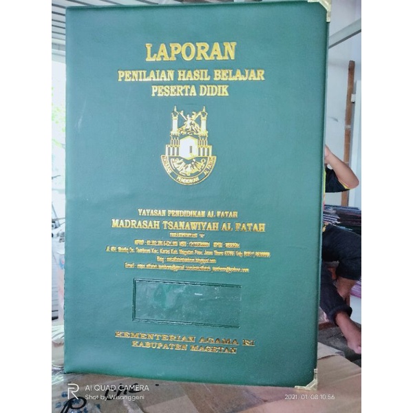 Jual COVER MAP RAPORT IJAZAH/WISUDA K13 HOTPRINT EMBOSS | Shopee Indonesia